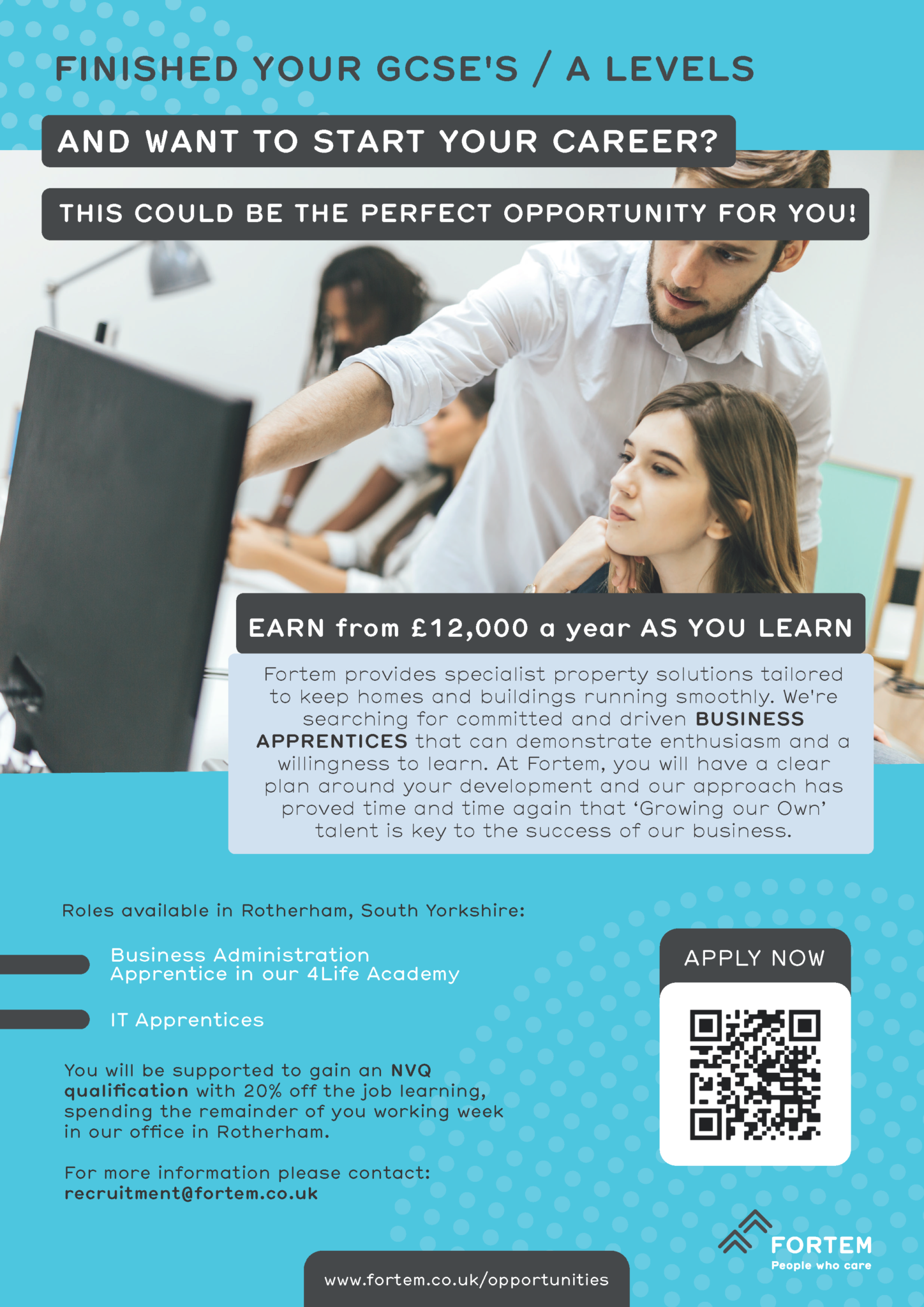 Business Apprenticeship Vacancies With Fortem – Clifton Community School